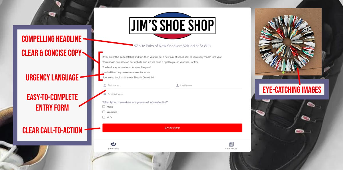 How To Create a Viral Giveaway Landing Page (With Examples)